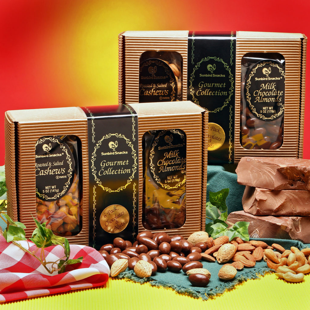 Chocolates & Nuts Gift Box, 6-Pack - Mister Snacks